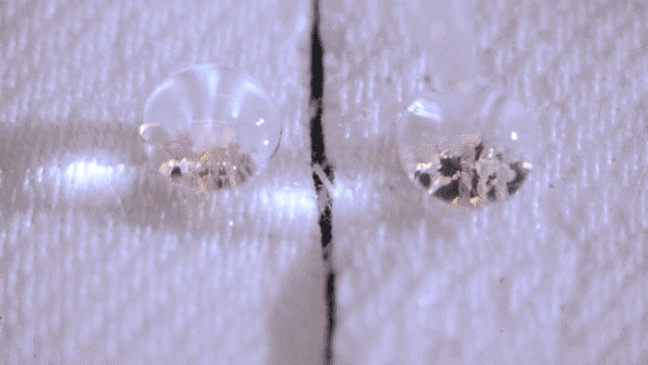 Hydrophobic Clothing Gif