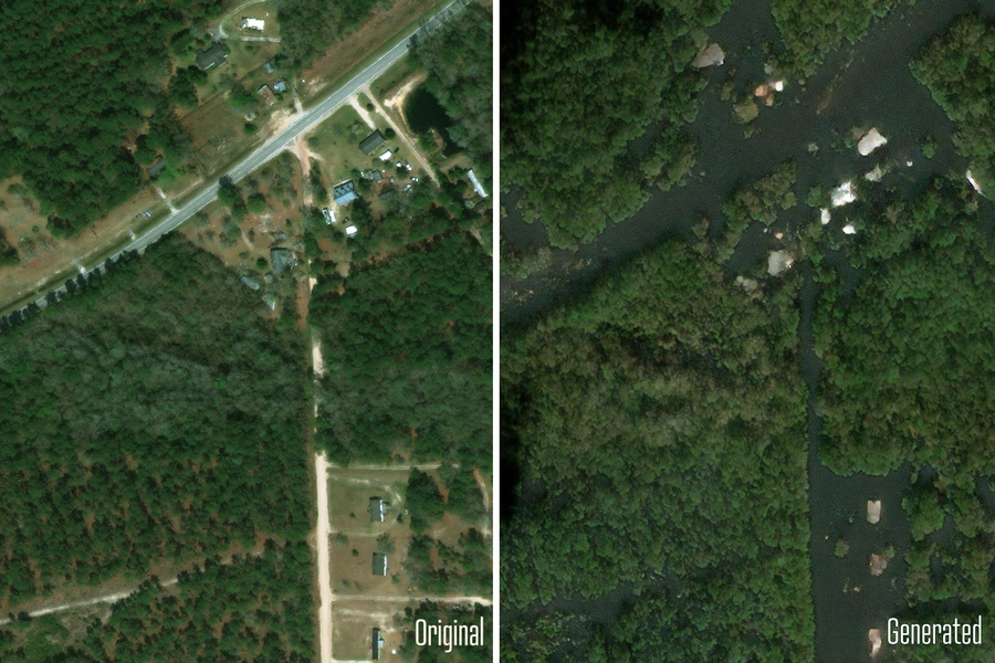 New AI tool generates realistic satellite images of future flooding ... New AI tool generates realistic satellite images of future flooding ...